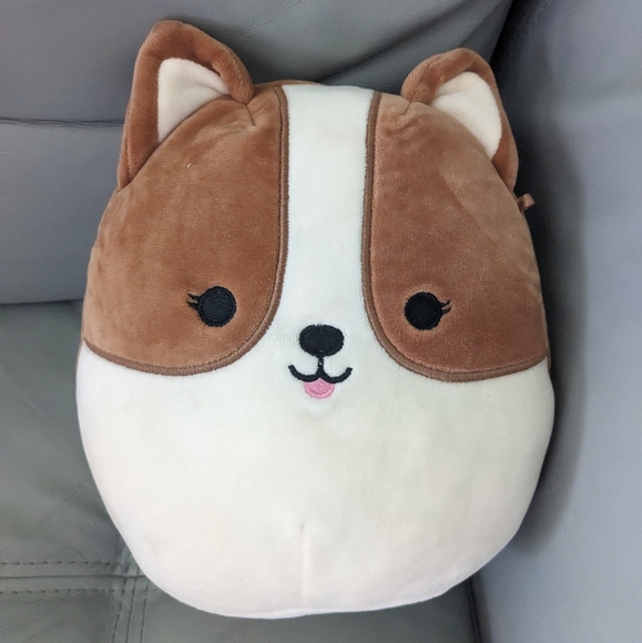 Kellytoy | Toys | Squishmallow 9 Regina The Corgi Dog With The Rainbow ...